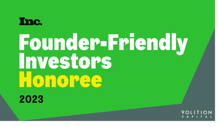 Volition Named To Inc.’s 2023 Founder-Friendly Investors